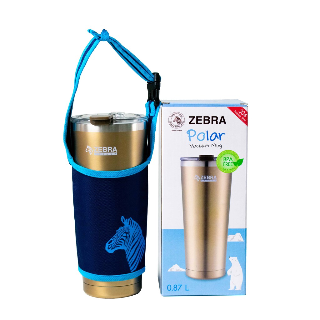 Ly giữ nhiệt Zebra Thái Lan 870ml màu gold 112702 - Công ty cổ phần Vân Sam