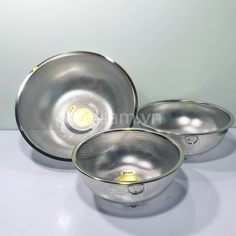 Rổ Inox 304 SX tại Việt Nam (21-24-30cm) - Công ty cổ phần Vân Sam