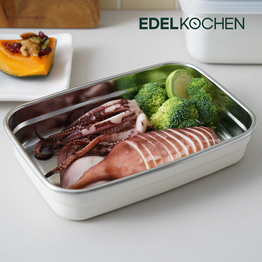 Hộp đựng thực phẩm inox 304 Edelkochen 1400ml màu kem - Công ty cổ phần ...