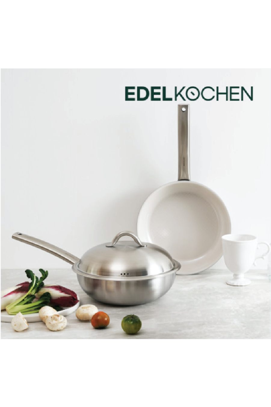 Chảo 3 lớp inox 304 Edelkochen 28cm - Công ty cổ phần Vân Sam